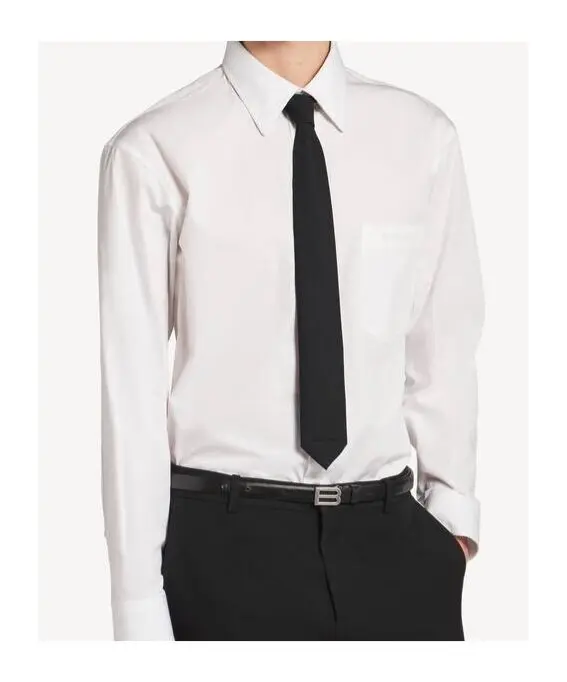 Balenciaga Wool Solid Tie