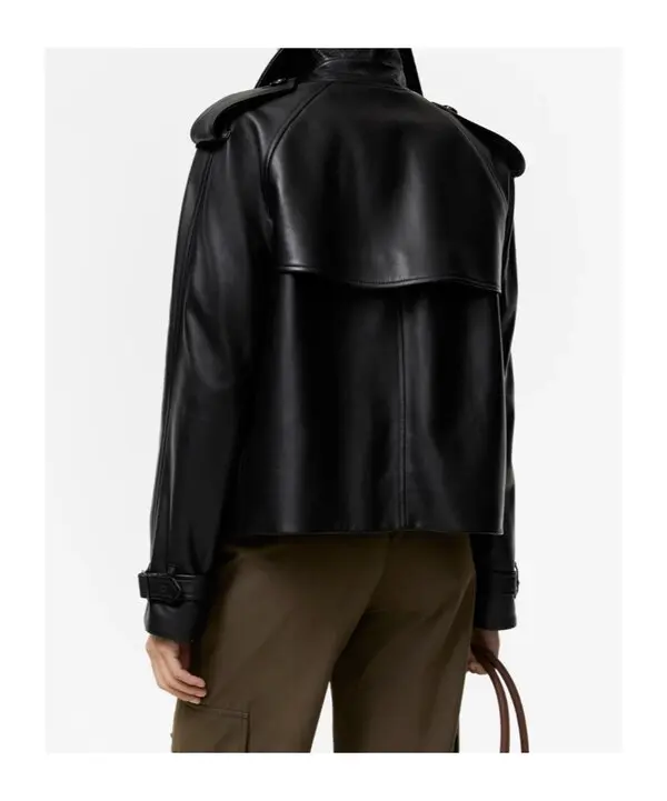 Burberry Mayfair Cropped Trench Coat