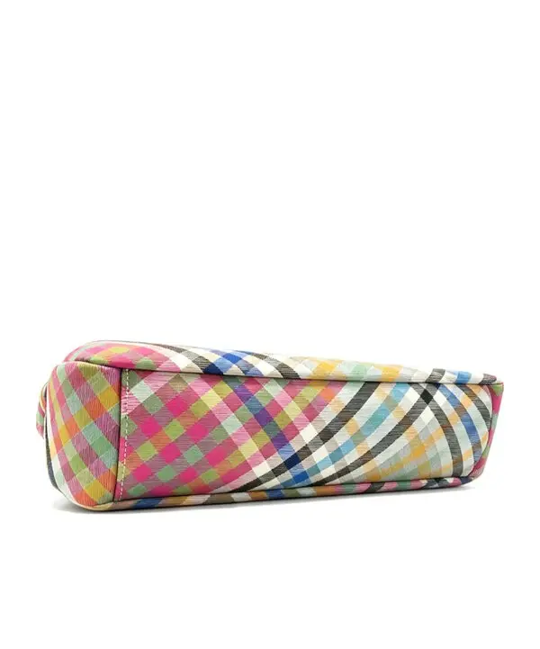 VIVIENNE WESTWOOD Heather Check Wool Kate Shoulder Bag