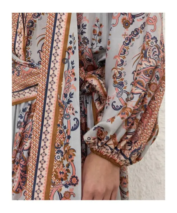 Zimmermann Aster Tie Neck Blouse