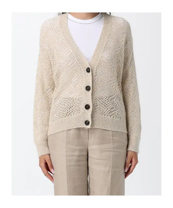 Brunello Cucinelli Embellished V-neck Cardigan