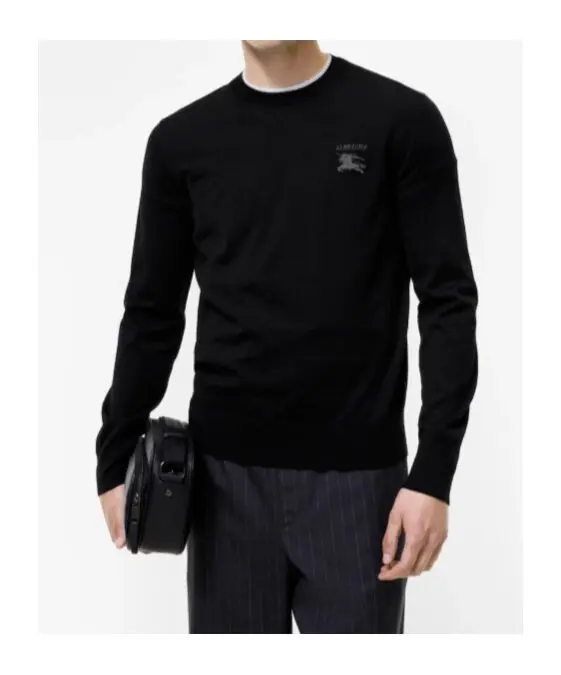 Burberry Ekd Intarsia-knit Crewneck Jumper
