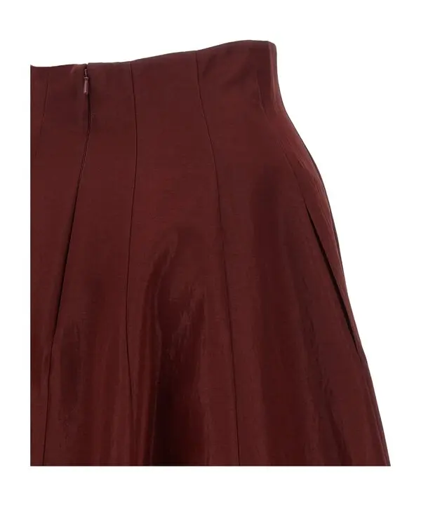 Alberta Ferretti Zipper Skirt