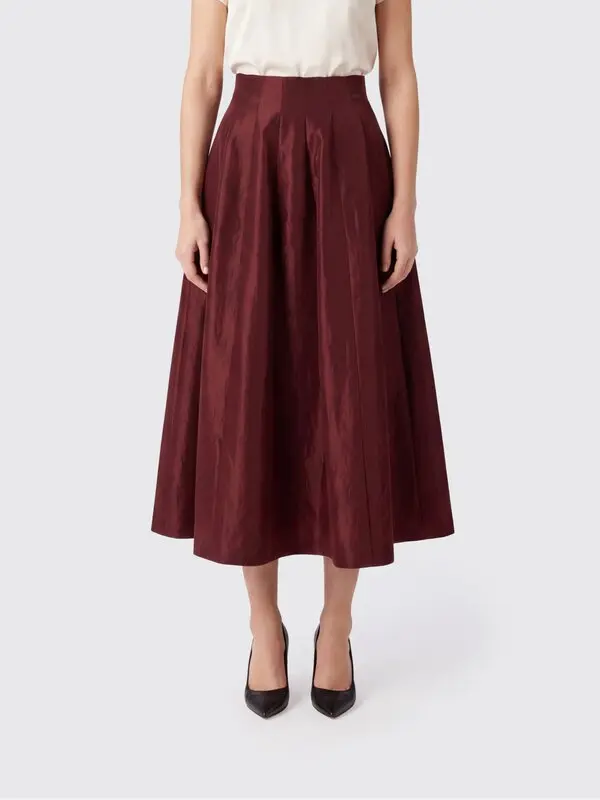 Alberta Ferretti A-line Midi Skirt