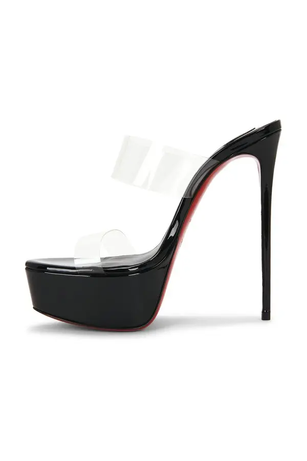 CHRISTIAN LOUBOUTIN Just Nothing Alta 150 Sandal - Black