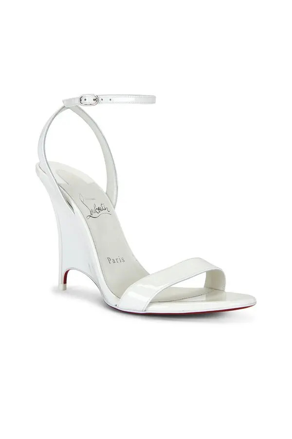 CHRISTIAN LOUBOUTIN Zeezeenella 100 Wedge Sandal
