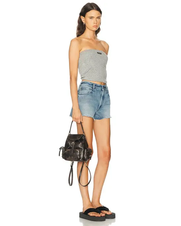 Miu Miu Lambskin Leather Backpack With Vintage Effect