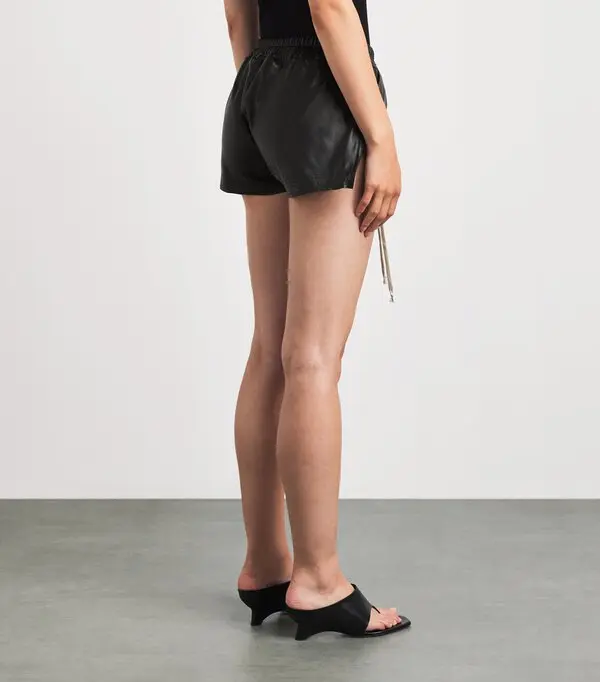 Rick Owens Lamb Leather Boxer Shorts