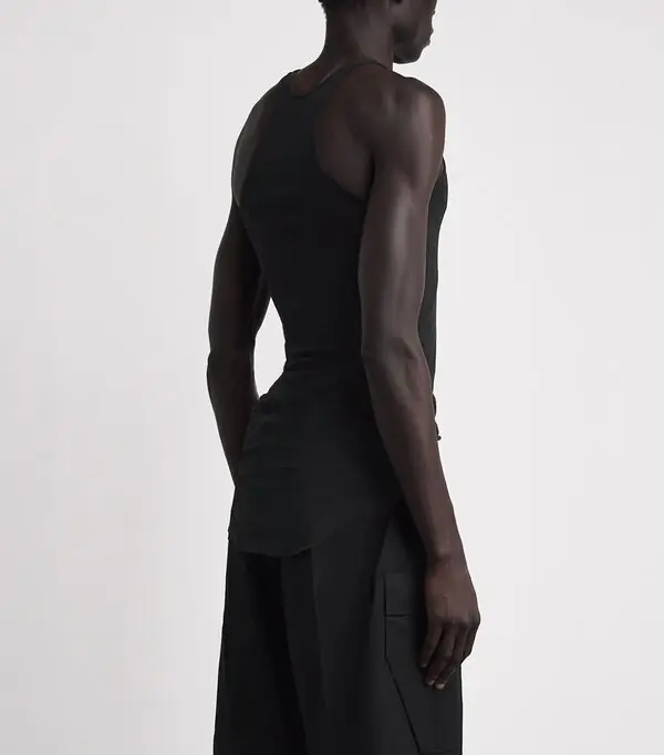 Rick Owens Basic Rib Tank Top - Black