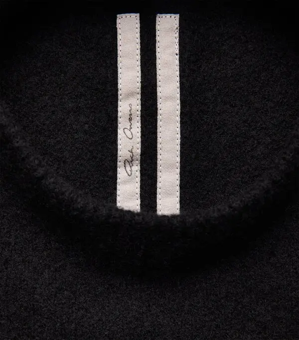Rick Owens Cashmere Blend Crewneck Sweater - Beige