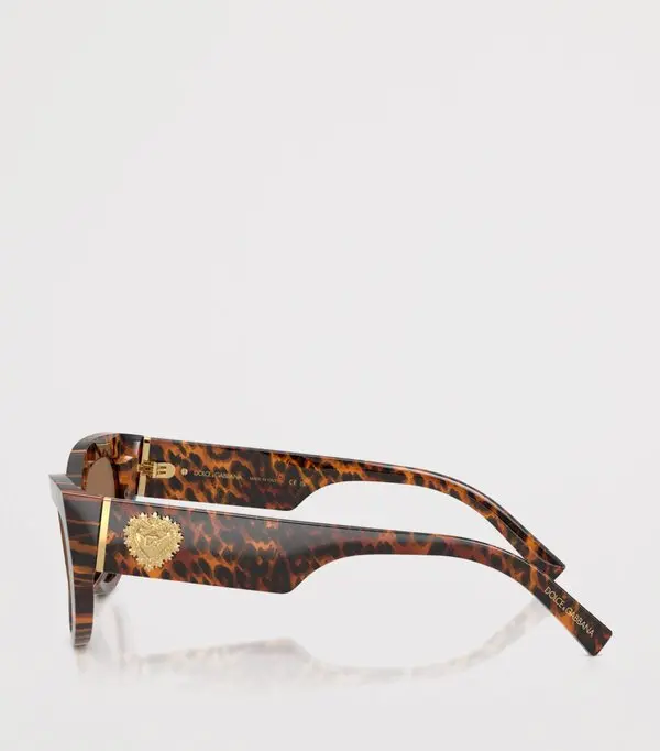 Dolce & Gabbana Tortoiseshell Cat-eye Sunglasses - Brown