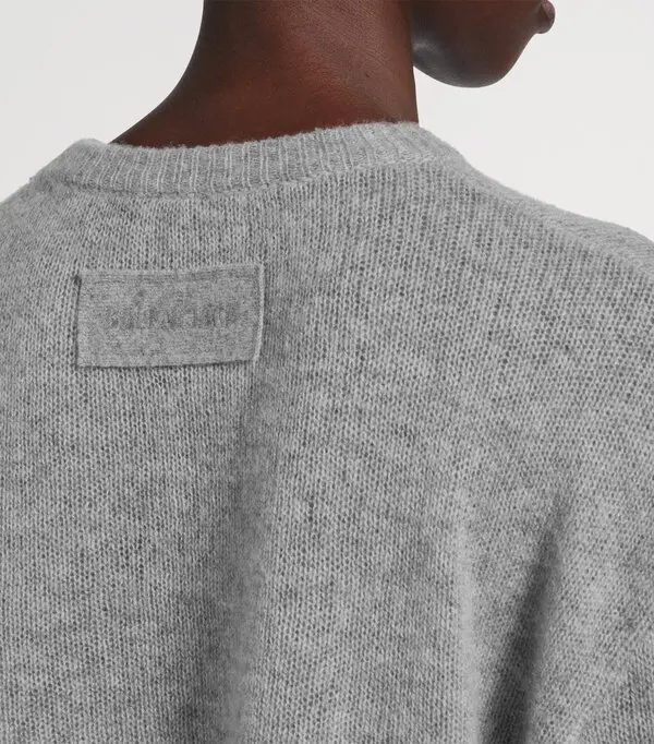 Balenciaga Cashmere Crew-neck Cropped Sweater