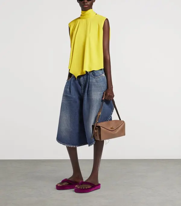 Balenciaga Open-back Blouse With Train