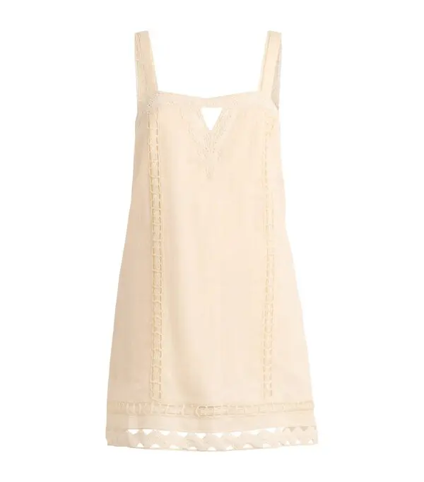 Simkhai Linen-hemp Jasmine Mini Dress