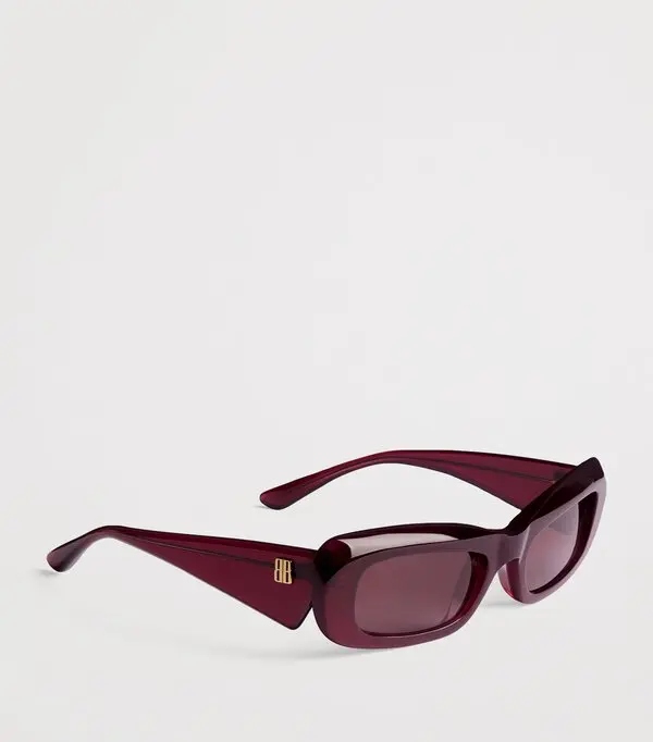 Balenciaga Diva Rectangle Sunglasses