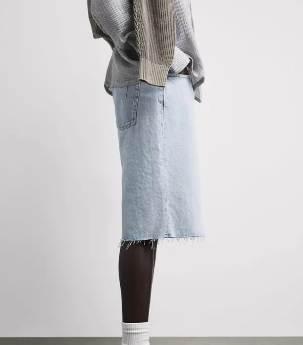 WON HUNDRED Kayce Distressed Denim Shorts