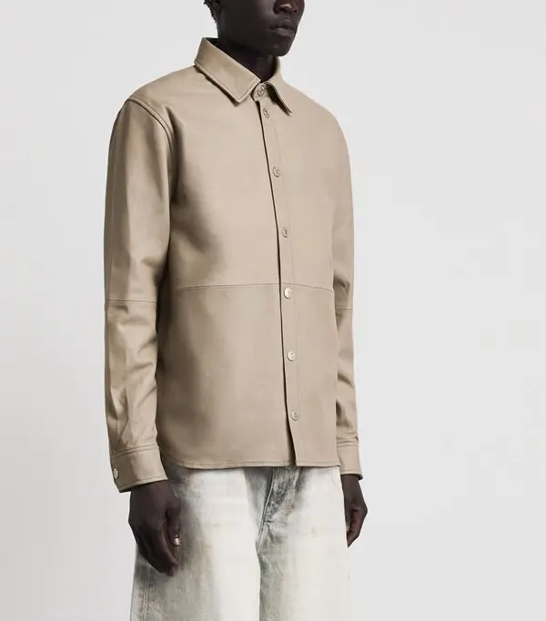 WON HUNDRED Lambskin Adriel Shirt