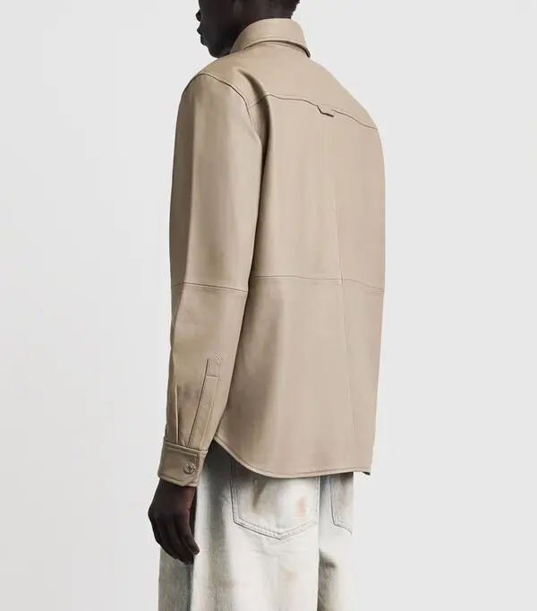 WON HUNDRED Lambskin Adriel Shirt