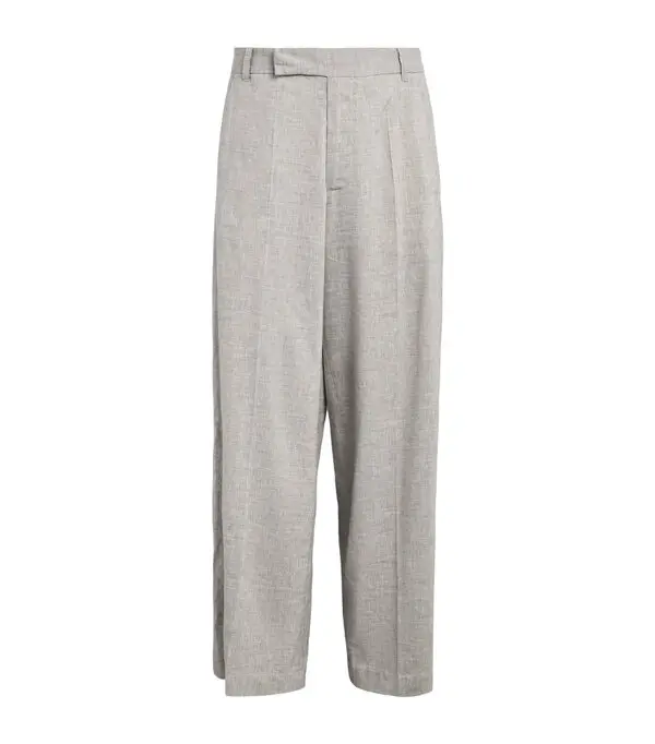 WON HUNDRED Linen-blend Tailored Trousers