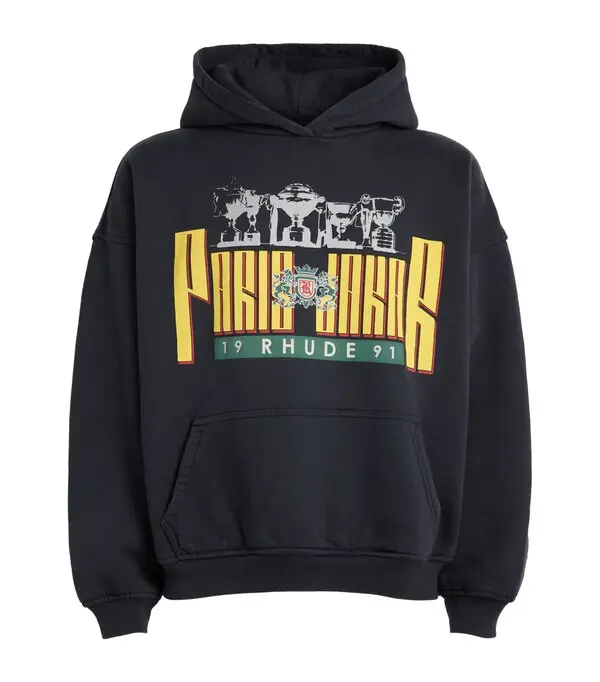 Rhude Cotton Graphic Hoodie