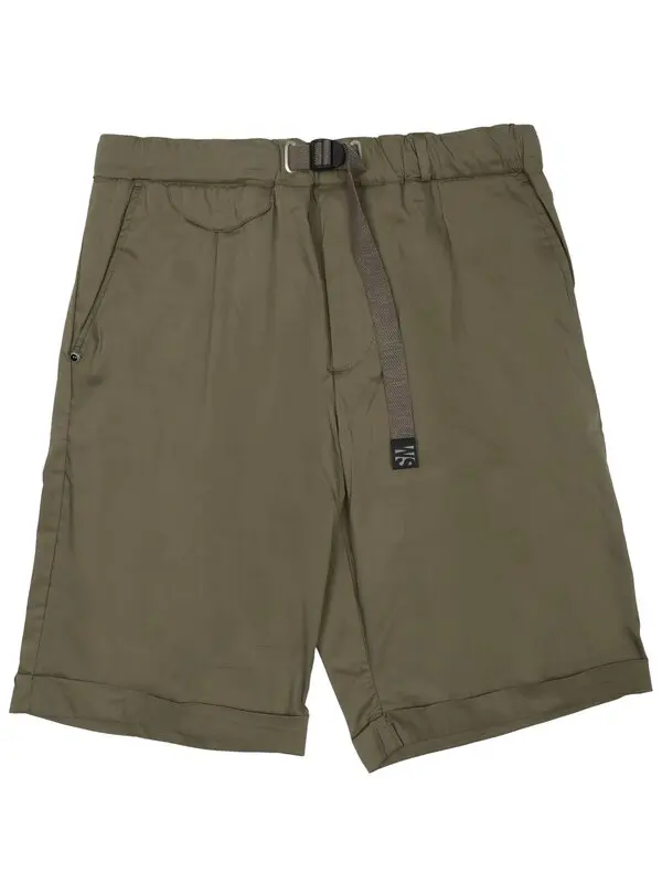 WHITE SAND Belted Shorts - Multicolour