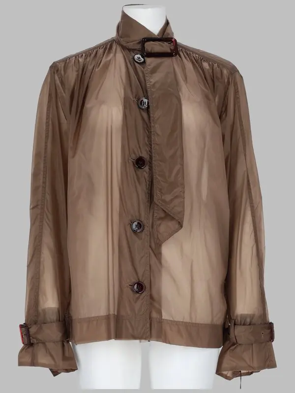 Saint Laurent Nylon Lavallière Blouse