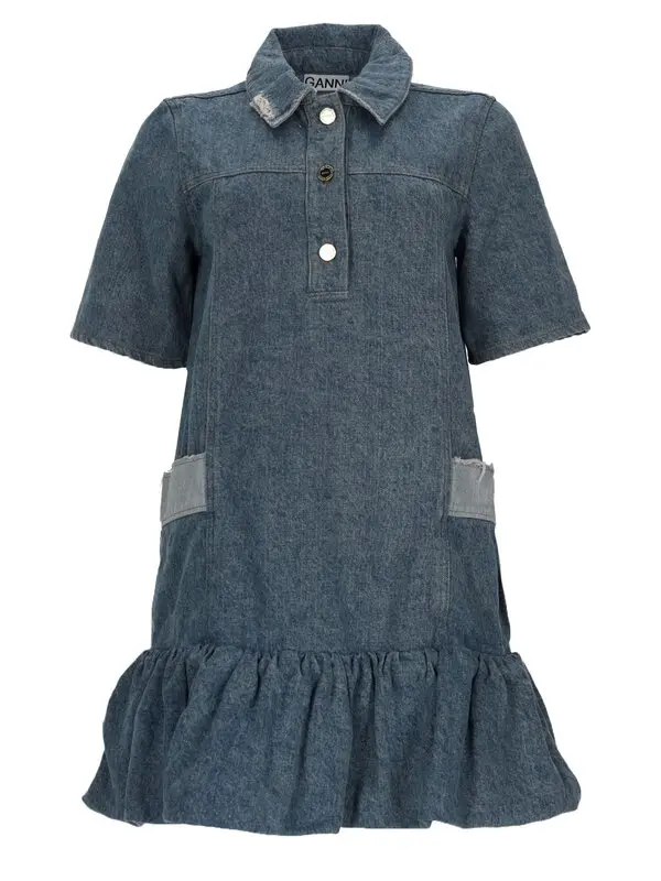 GANNI Abito In Patchwork