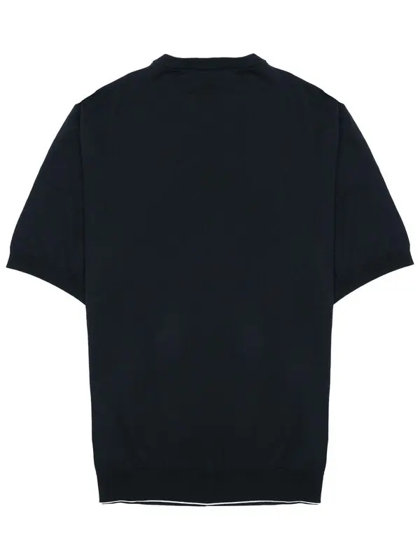 LUIGI GENTILE Maglia In Cotone A Manica Corta