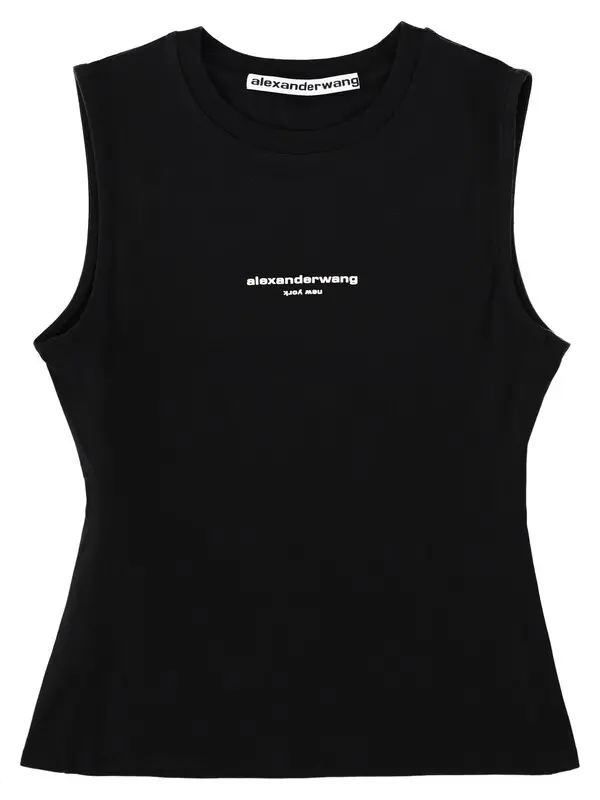 Alexander Wang Cotton Stretch Tank Top