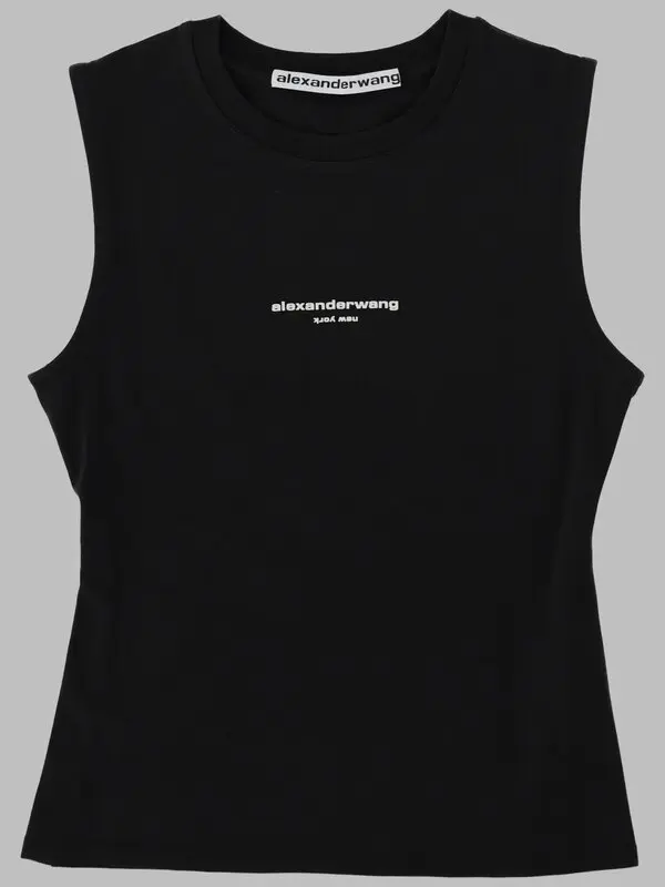 Alexander Wang Cotton Stretch Tank Top