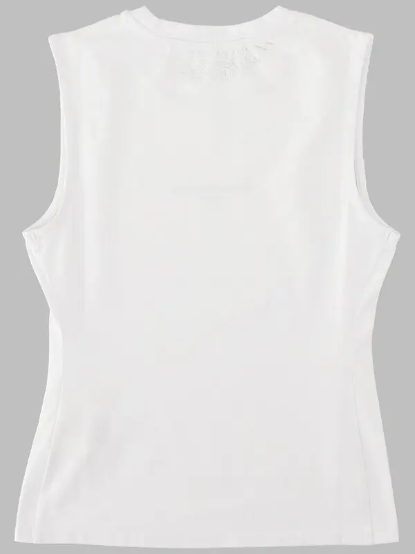 Alexander Wang Tank Top In Cotone Stretch