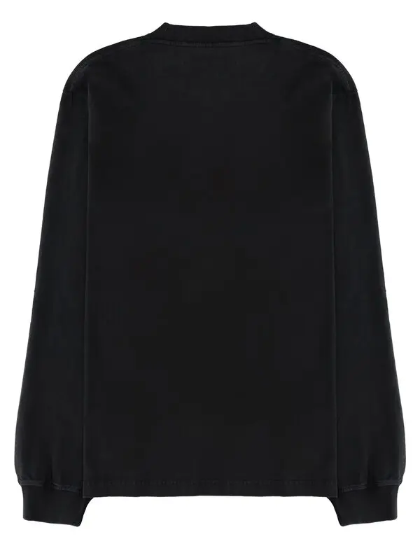 Alexander Wang T-shirt A Manica Lunga Con Logo