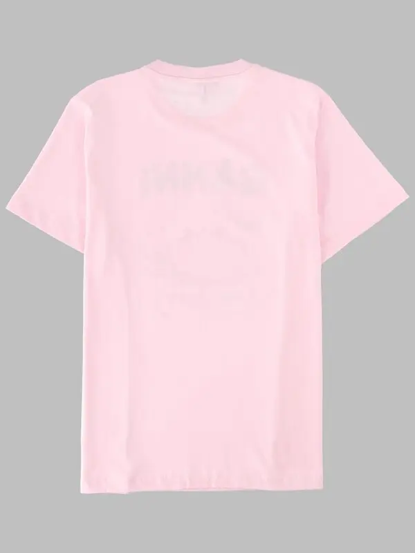 GANNI Printed T-shirt - Pink