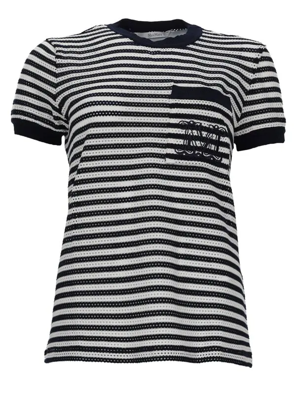 Max Mara T-shirt "drago" In Maglia Di Cotone