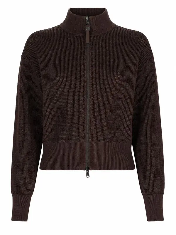 Brunello Cucinelli Sparkling Net" Cotton Cardigan