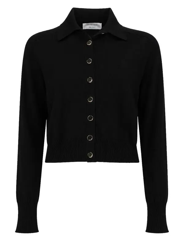 Sportmax Lirica" Cardigan In Lana - Black