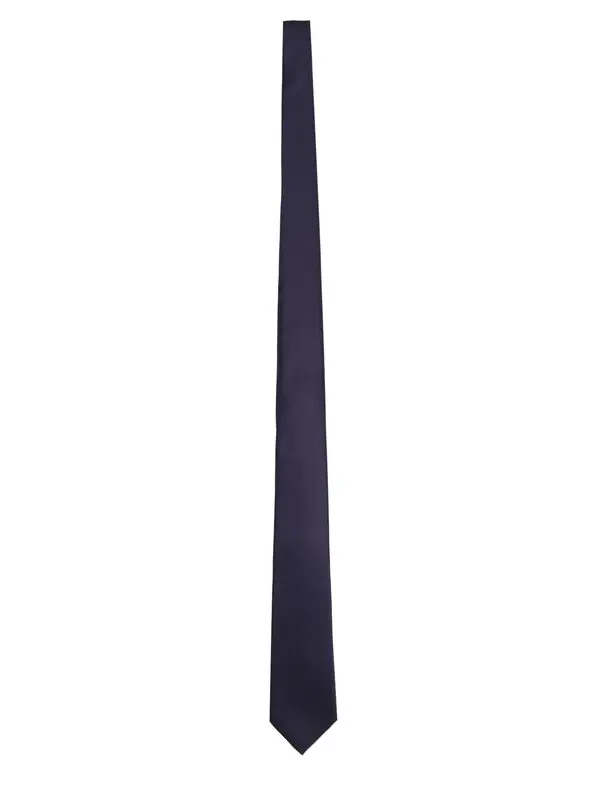 Saint Laurent Cravatta In Satin - Blue