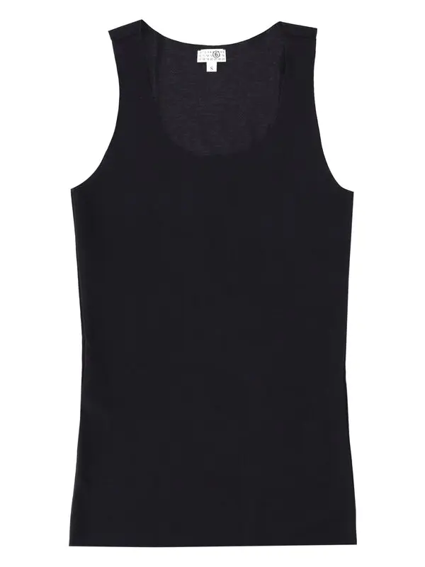 MAISON MARGIELA Tank Top Elasticizzato - Black
