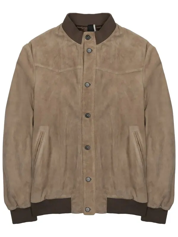 LOW BRAND Giacca Bomber In Suede