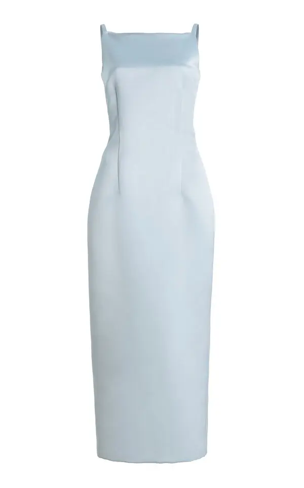Prabal Gurung Satin Midi Dress
