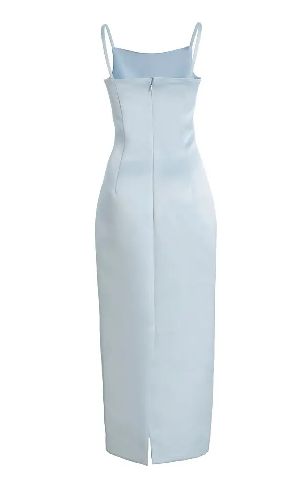 Prabal Gurung Satin Midi Dress