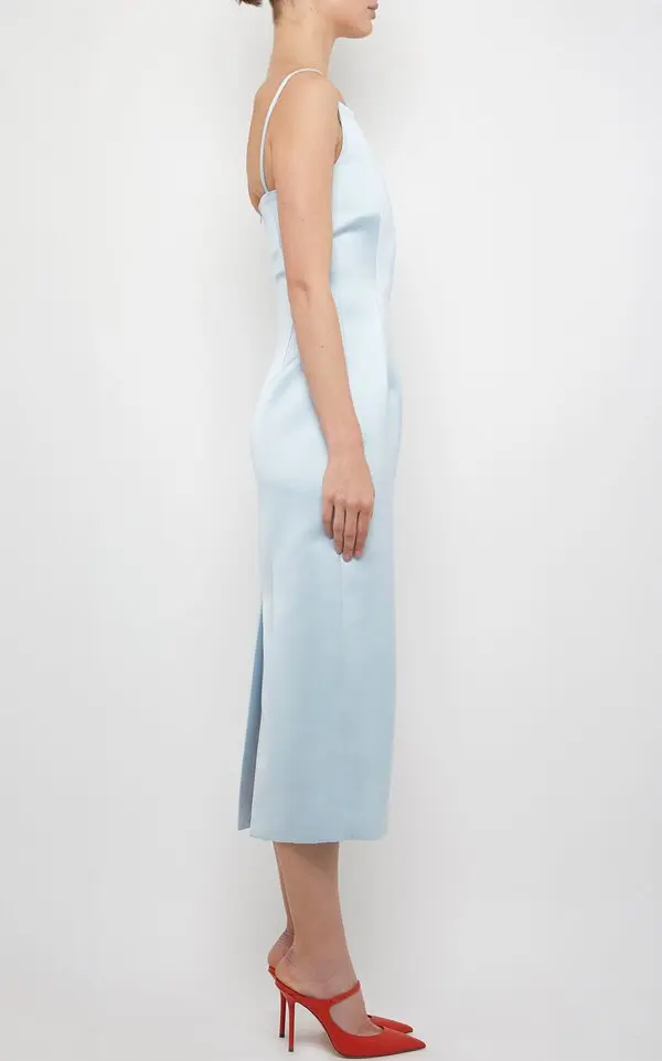 Prabal Gurung Satin Midi Dress
