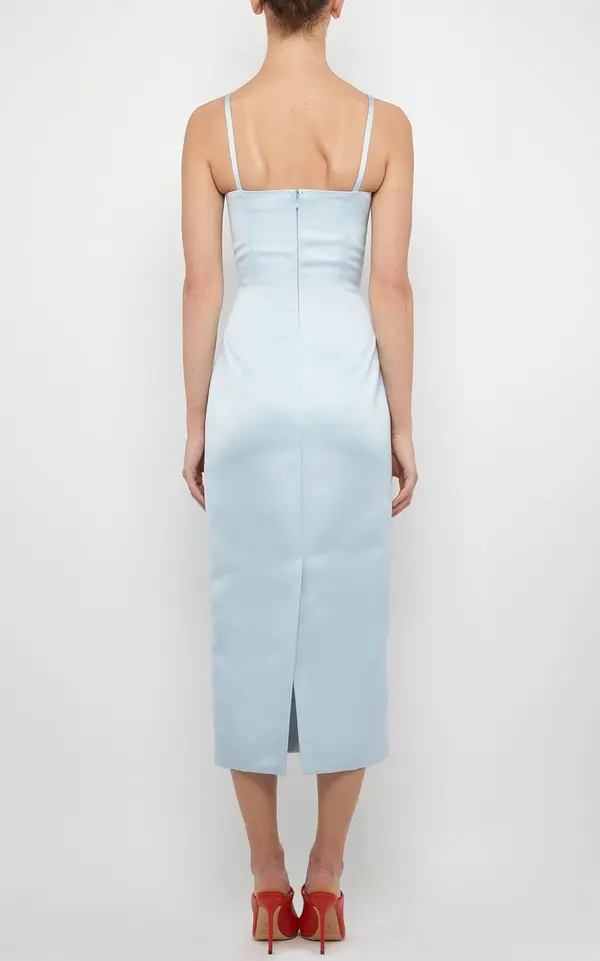 Prabal Gurung Satin Midi Dress
