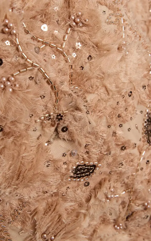 Prabal Gurung Embroidered Organza Car Coat