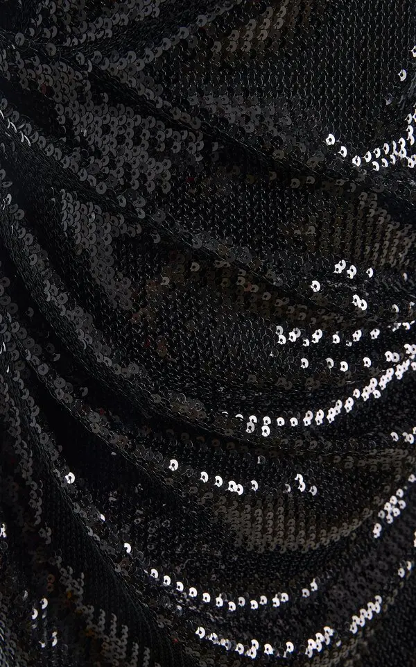 Prabal Gurung Asymmetrical Stretch Sequined Gown
