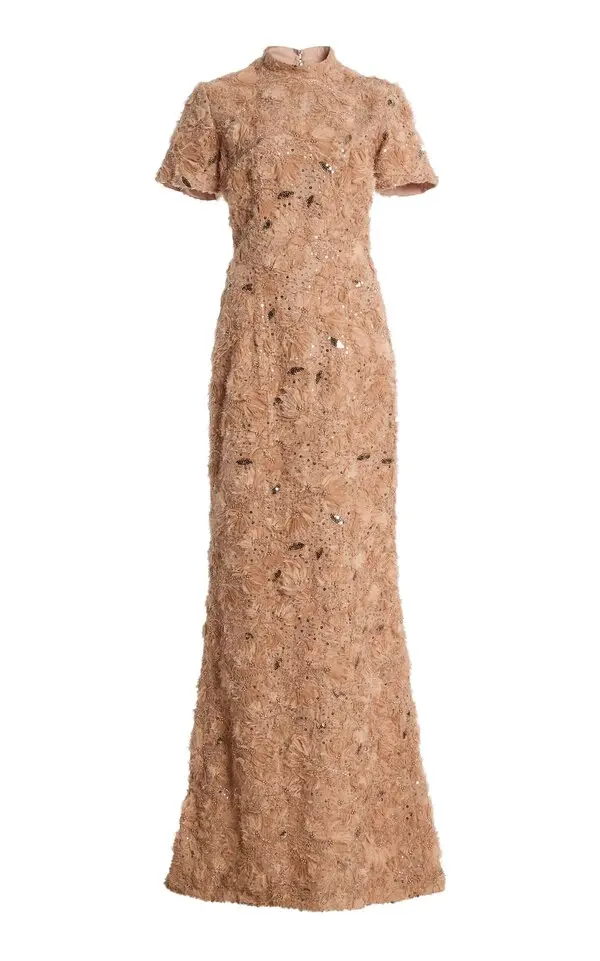 Prabal Gurung Embroidered Organza Gown