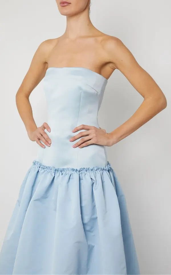 Prabal Gurung Satin-faille Maxi Dress