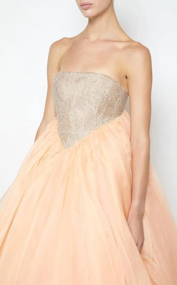 Prabal Gurung Embellished Organza Gown