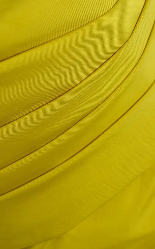Prabal Gurung Ruffled Faille Column Gown