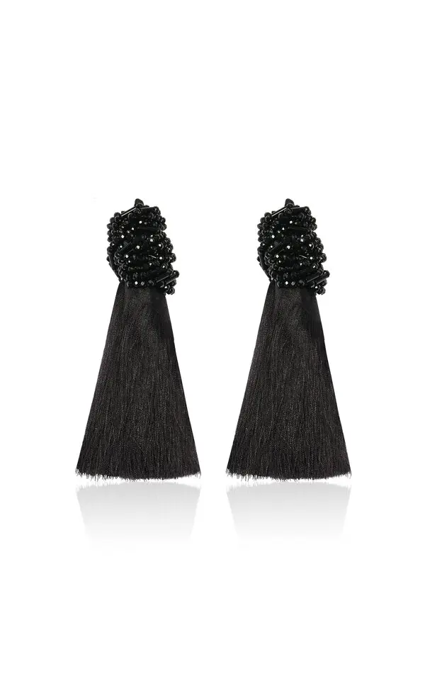 Johanna Ortiz Tailored Relics Earrings - Black